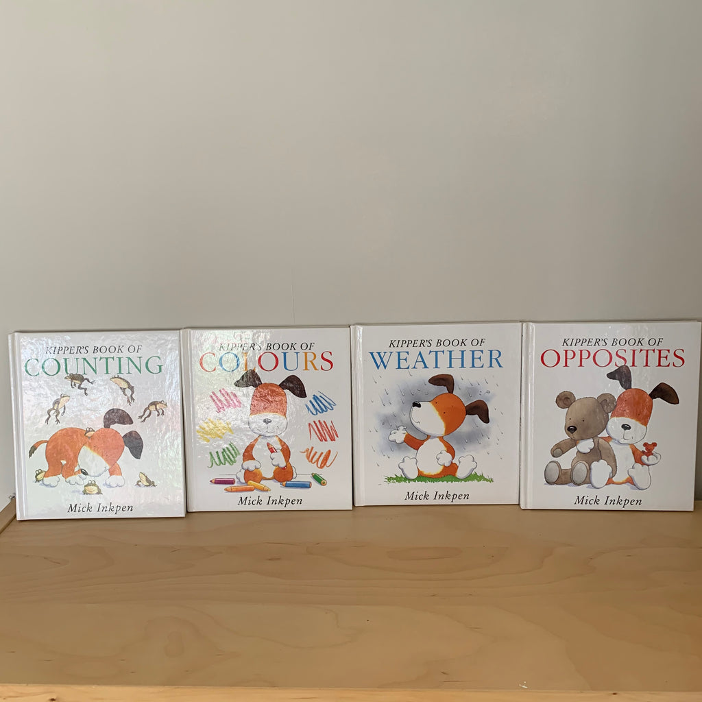 Kipper's Book of Opposites, Counting, Weather and Colours four volume ...
