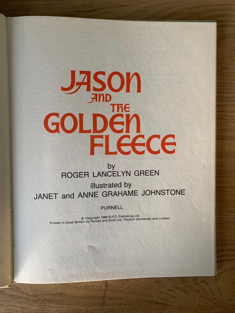 Jason and the Golden Fleece – Humford Mill Books