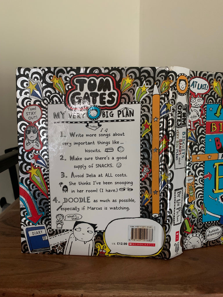 Tom Gates - Biscuits, Bands and Very Big Plans (signed) – Humford Mill ...